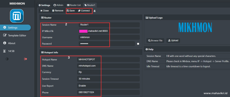 Mikhmon v4 di Hosting + VPN Remote Indonesia – Mahavikri Digital